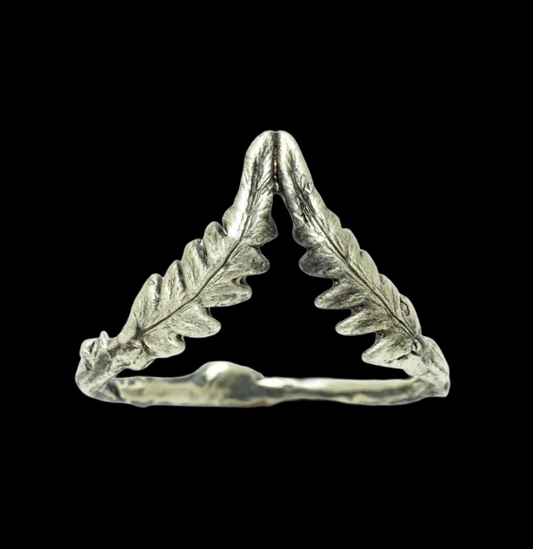 Sterling Silver Fern Tiara Ring – Paxton Gate