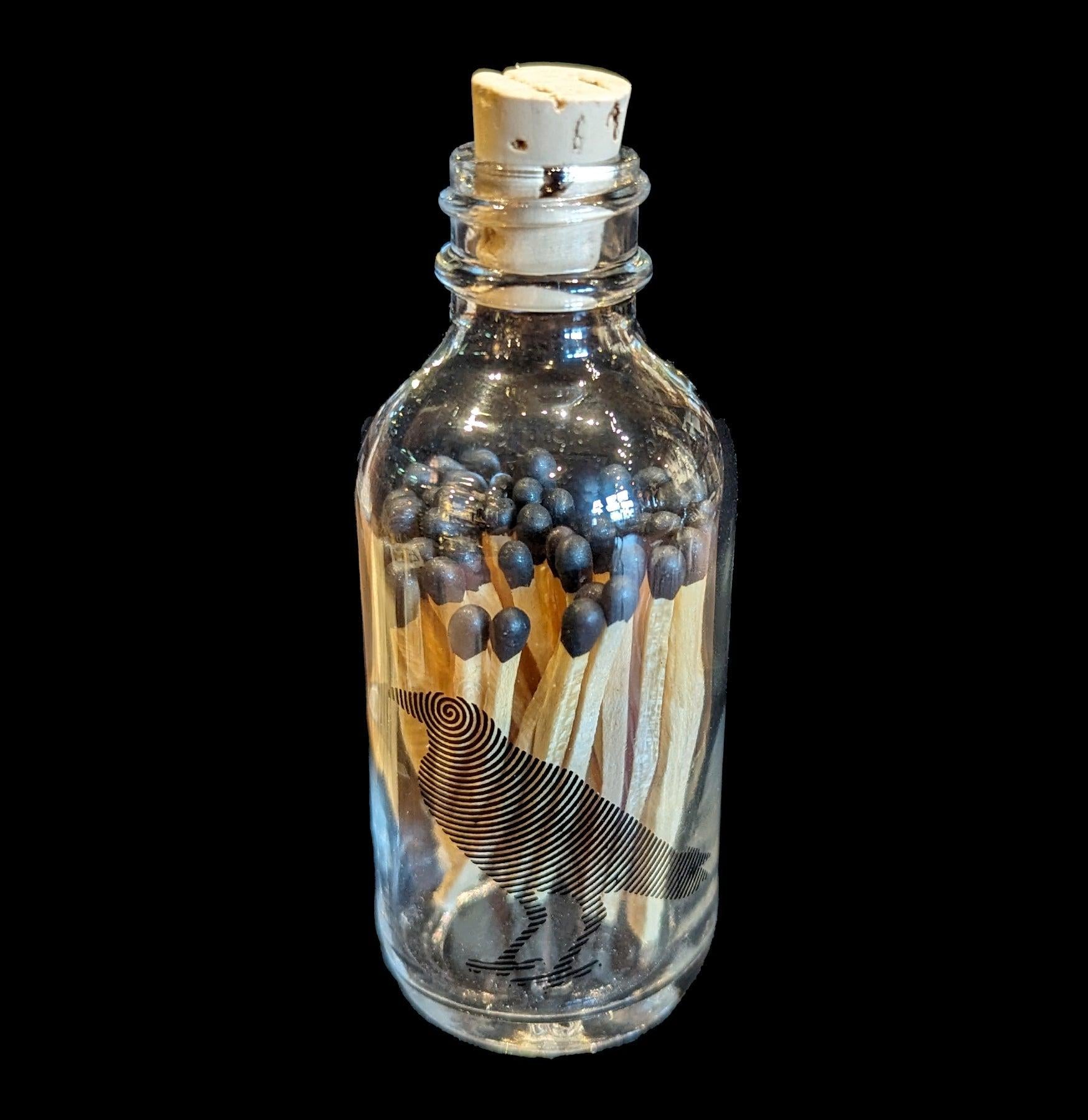 Apothecary Raven Mini Match Bottle – Paxton Gate