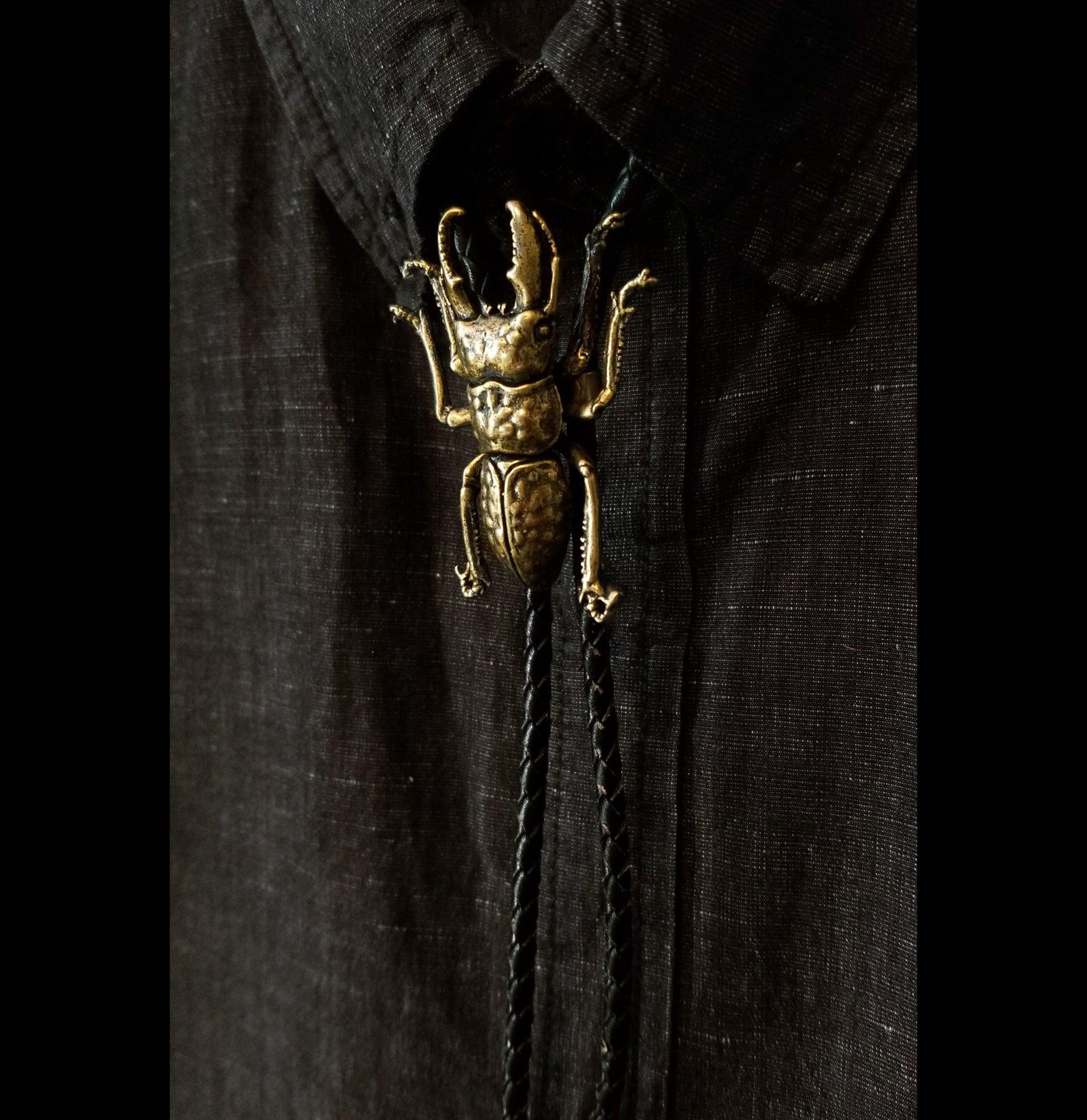 Brass Stag Beetle Bolo Tie – Paxton Gate