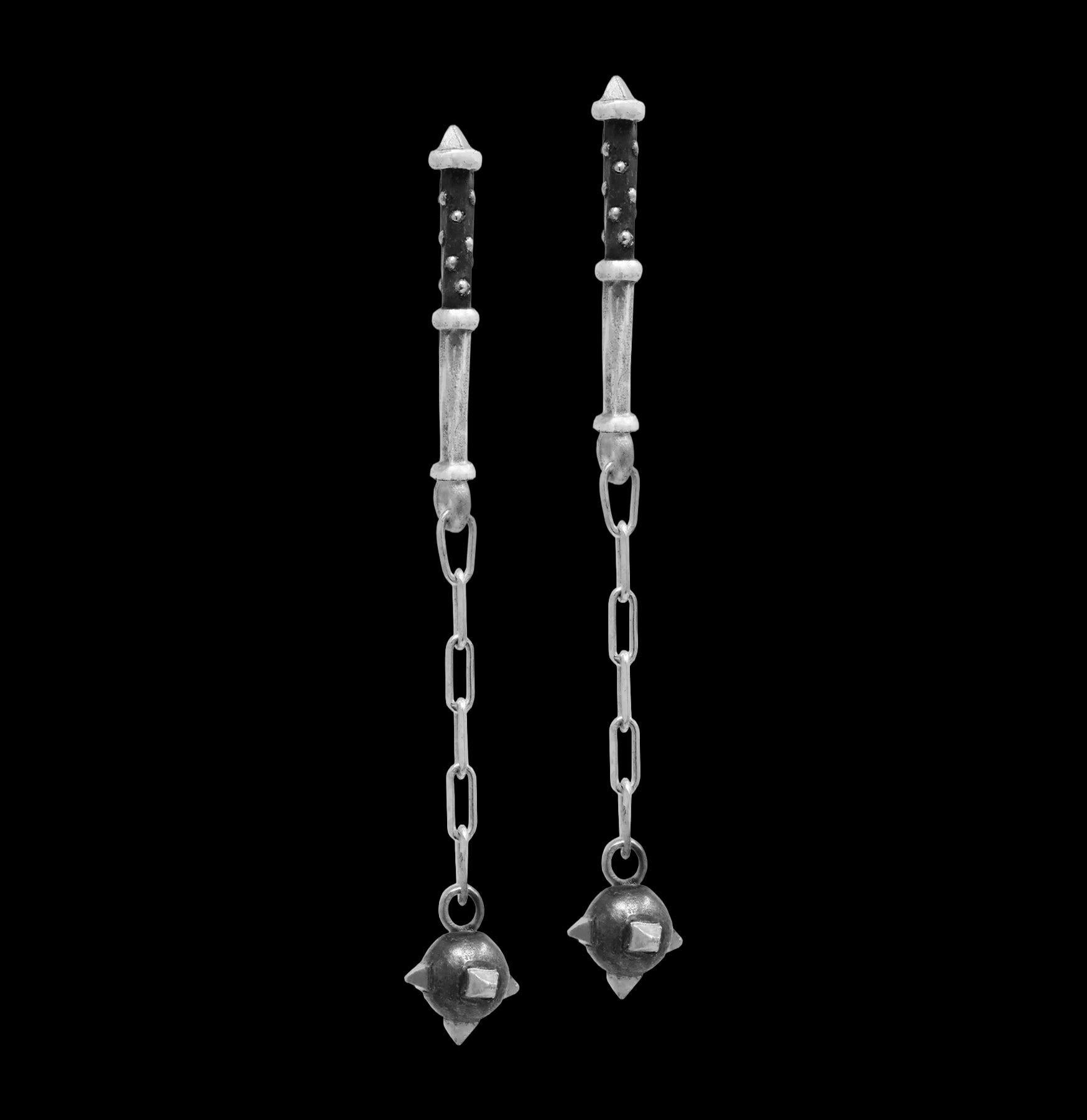 Chain Morningstar Earrings – Paxton Gate