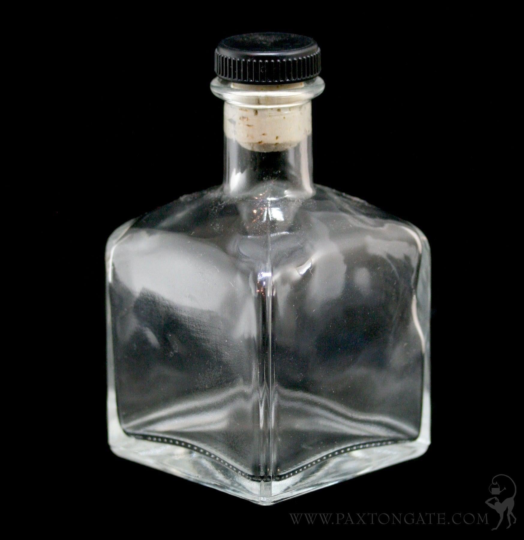 Square Glass Bottle with T Top Cork – Paxton Gate